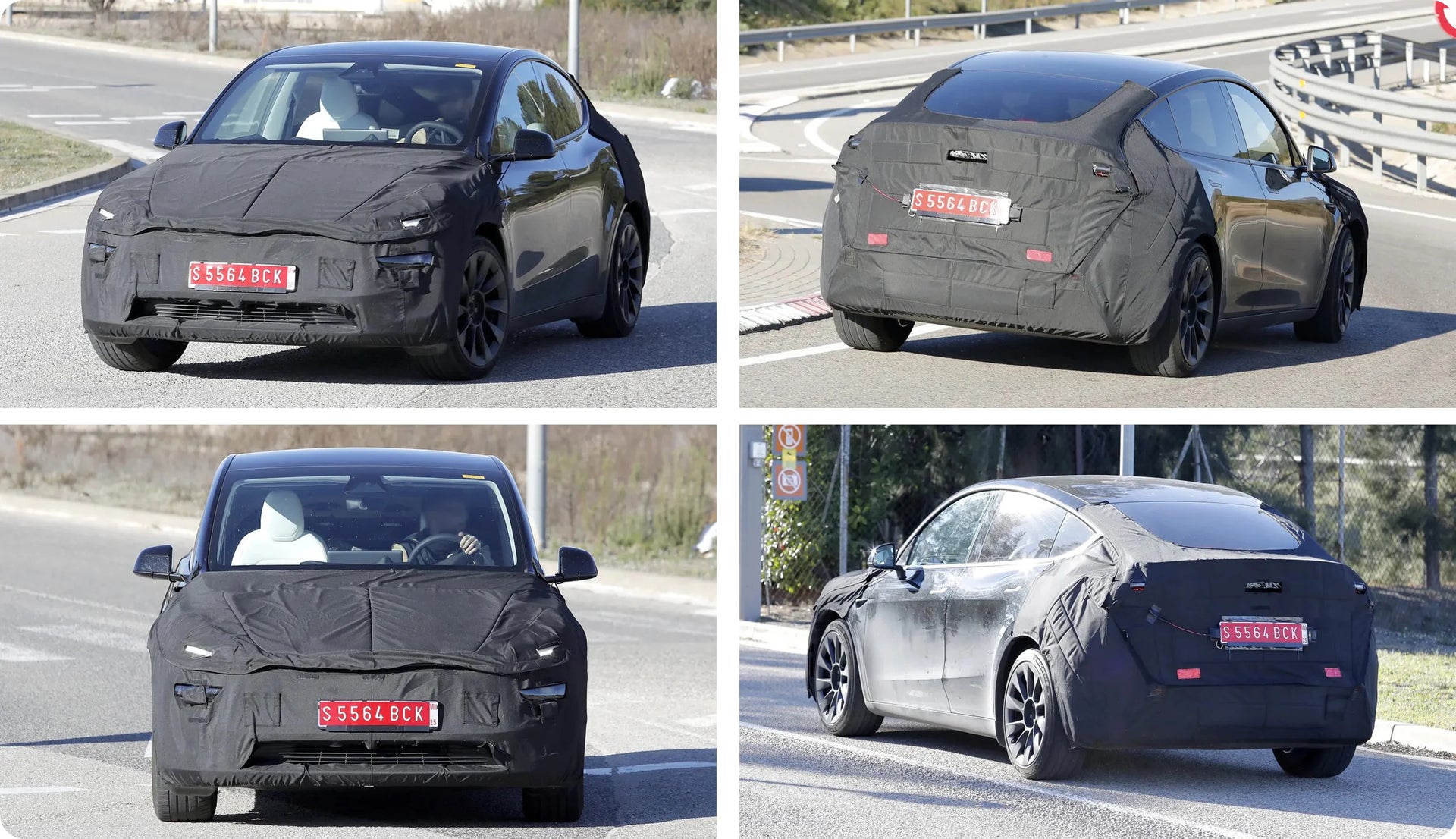 Analysis of the Latest Spy Shots of the Tesla Upgraded Model Y "Juniper ...
