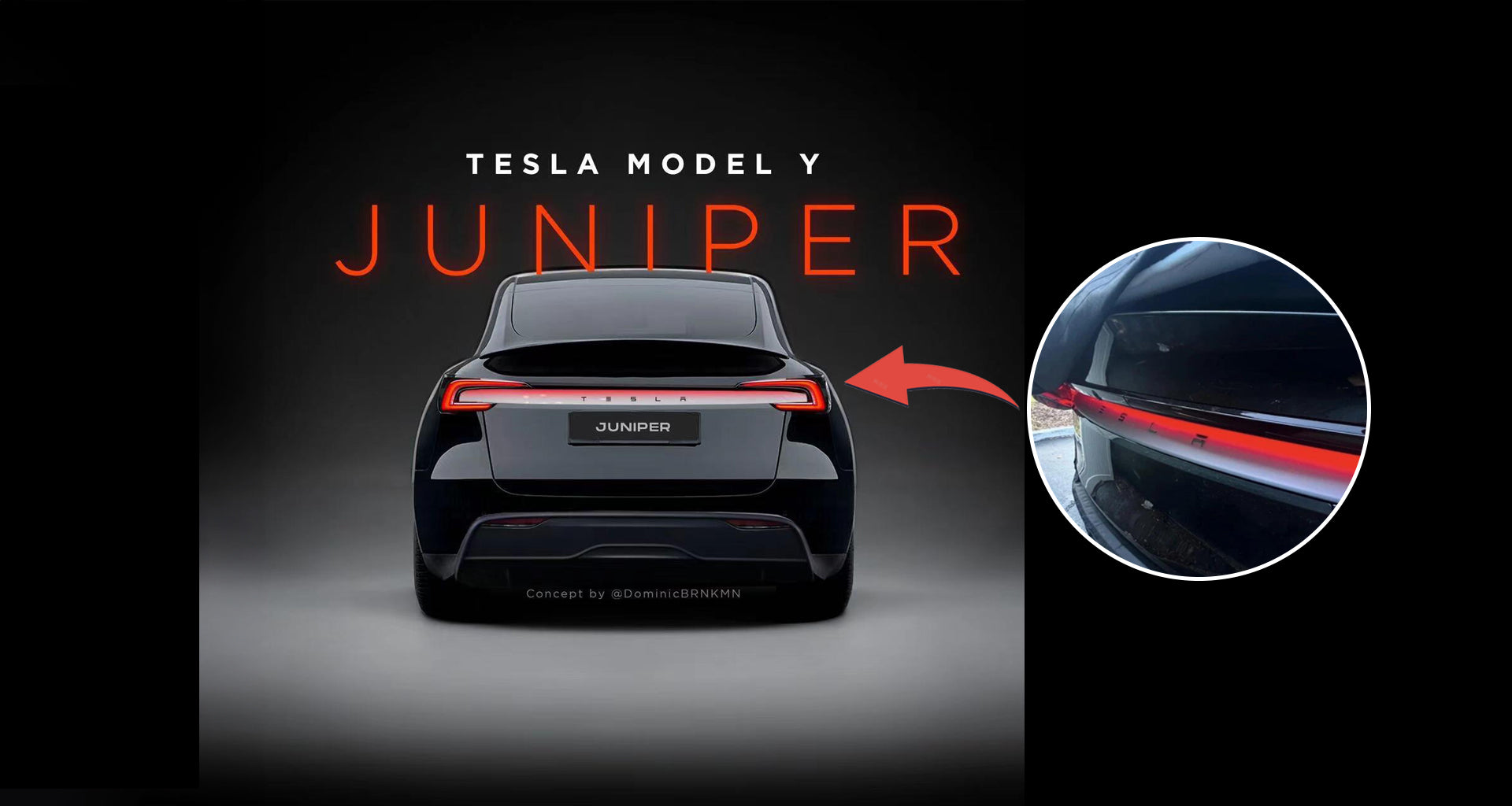 Model Y Juniper Refresh: Leaked Spy Shots Reveal New Taillight Design ...