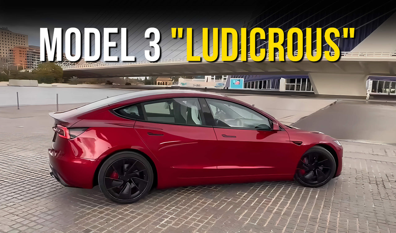 Revealing the Tesla Model 3 Ludicrous: A Glimpse at Its 20″ Warp Wheel ...