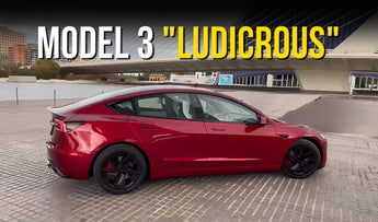 Revealing the Tesla Model 3 Ludicrous: A Glimpse at Its 20″ Warp Wheel ...