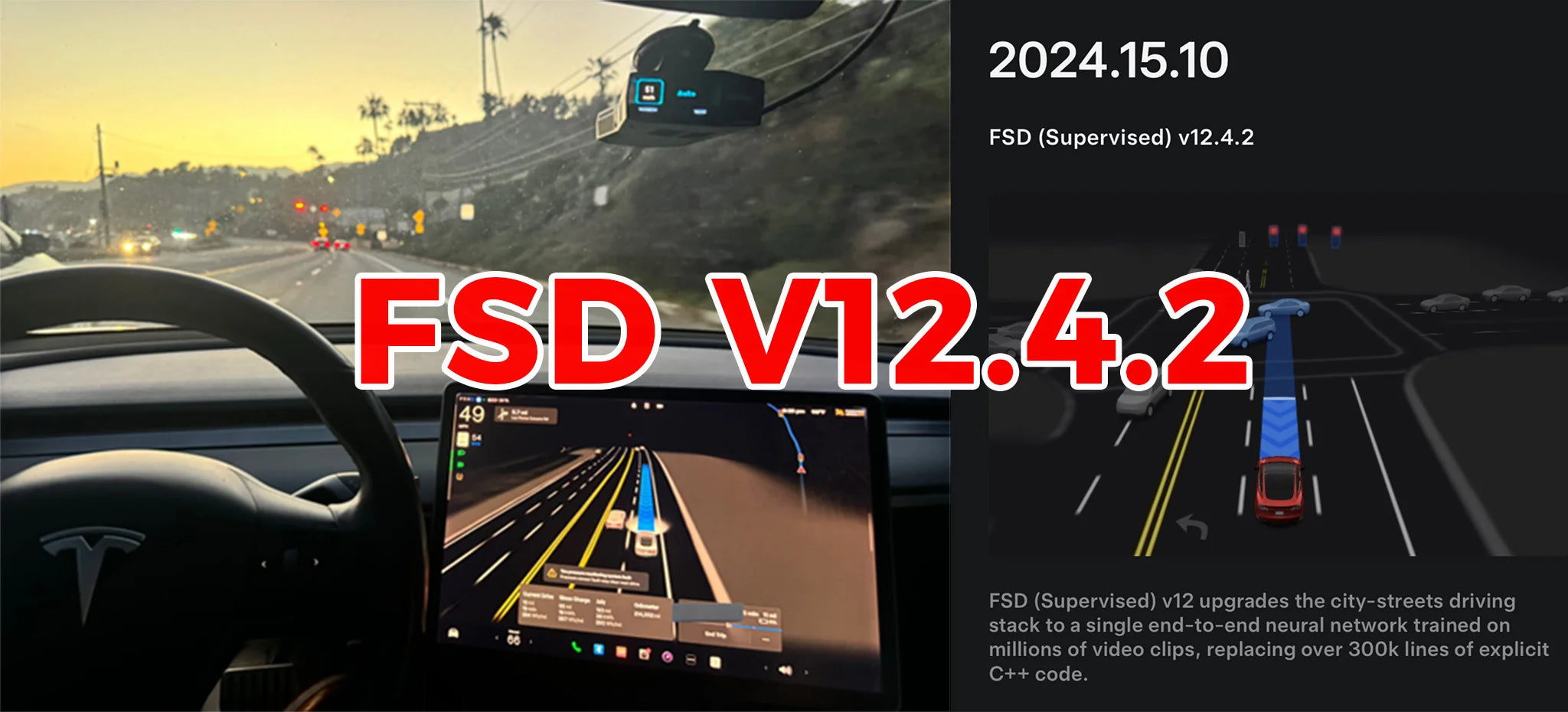 Tesla Finally Rolls Out FSD V12.4.2 To Some Normal Tesla Owners: What's ...