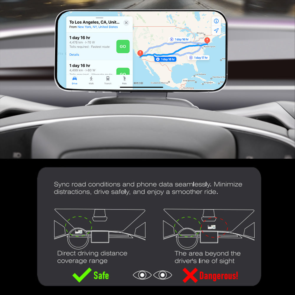 Gear Shift Stalk Screen CarPlay/Hicar Dashboard for Tesla Model 3/Y ...