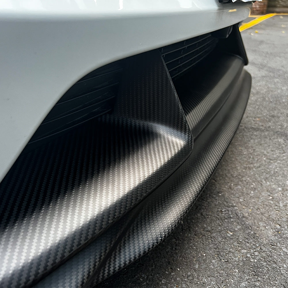 2026+ Tesla Model Y Juniper Carbon Fiber Ascend Front Lip Splitter ...