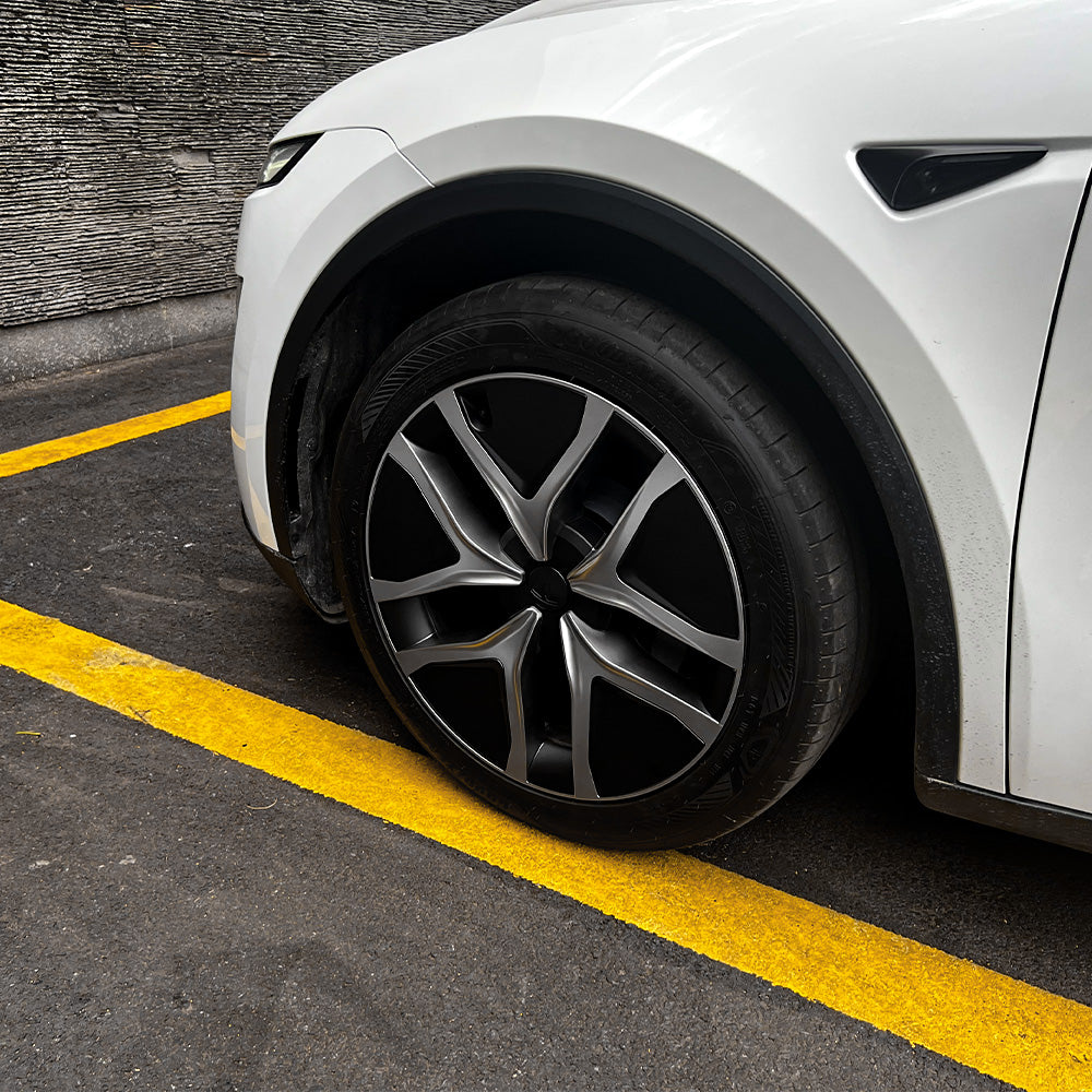 2026+ Tesla Model Y Juniper Black/Gold Wheel Cover – Performance Style ...