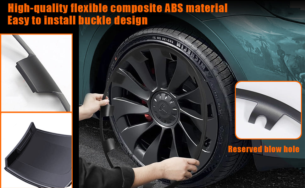 Tesla Model Y Wheel Rim Protector 21 Inch Uberturbine Wheel Protection ...
