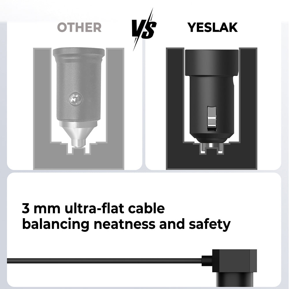 60W GaN Retractable Charging Hub for Tesla Model 3 Highland & Model Y ...