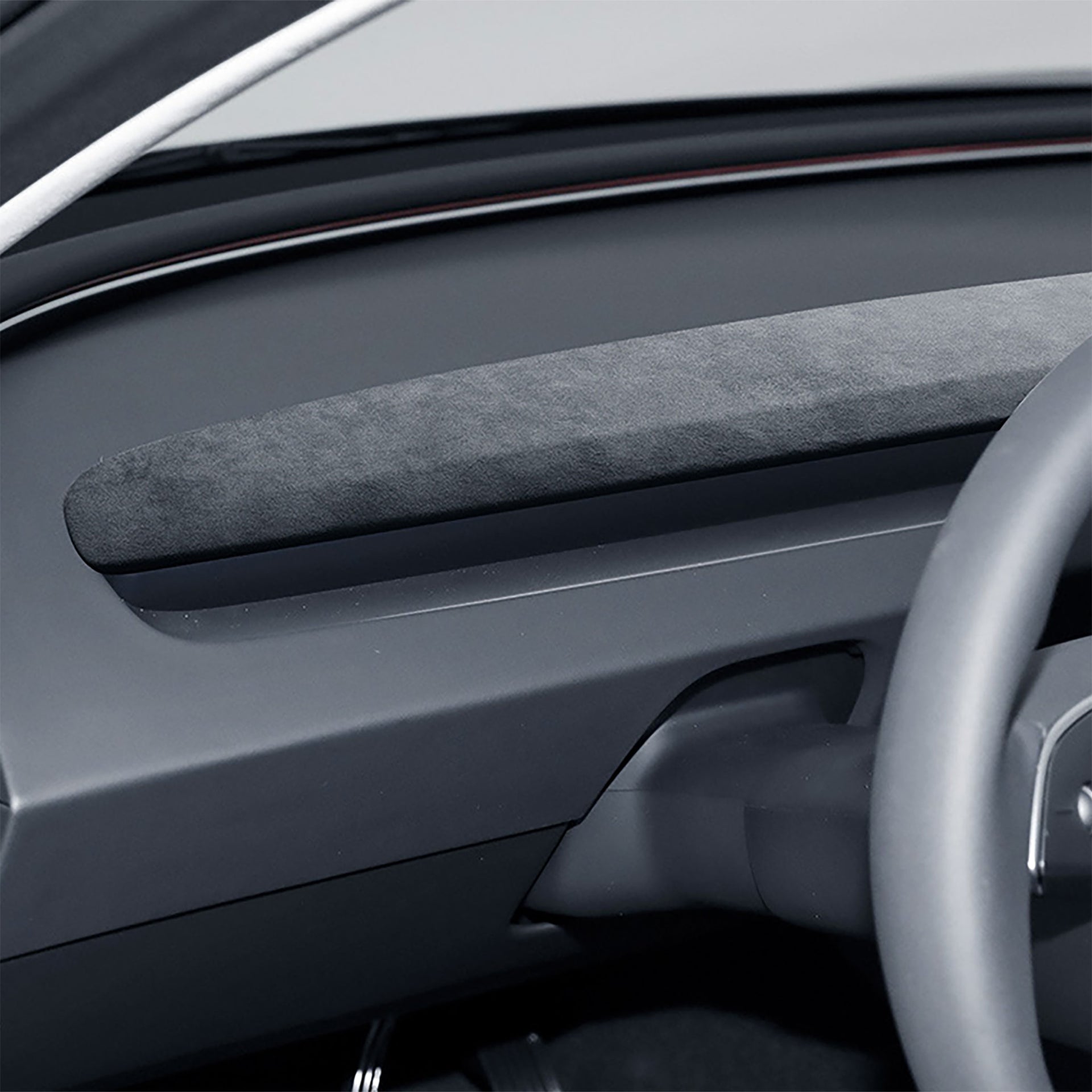 Model 3 Interior Accessories Suede Dashboard Cover For Tesla Model 3 ...