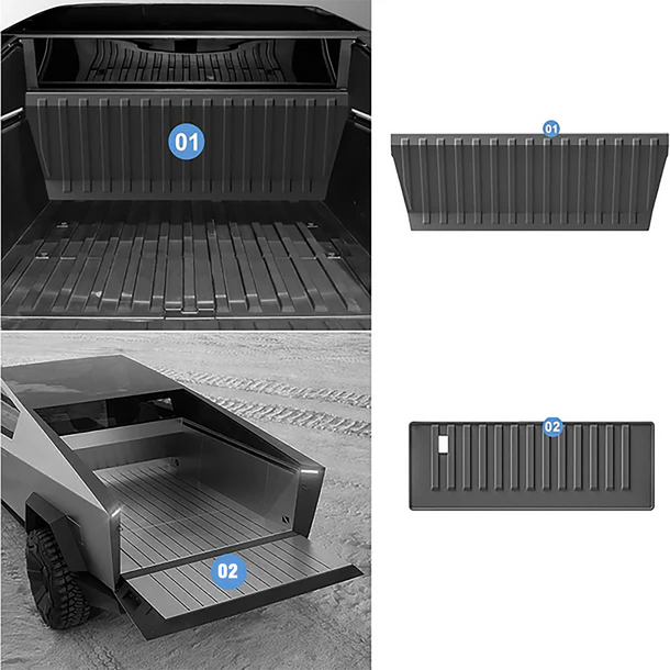 All-Weather Trunk Front & Tailgate Protector for Cybertruck – Yeslak