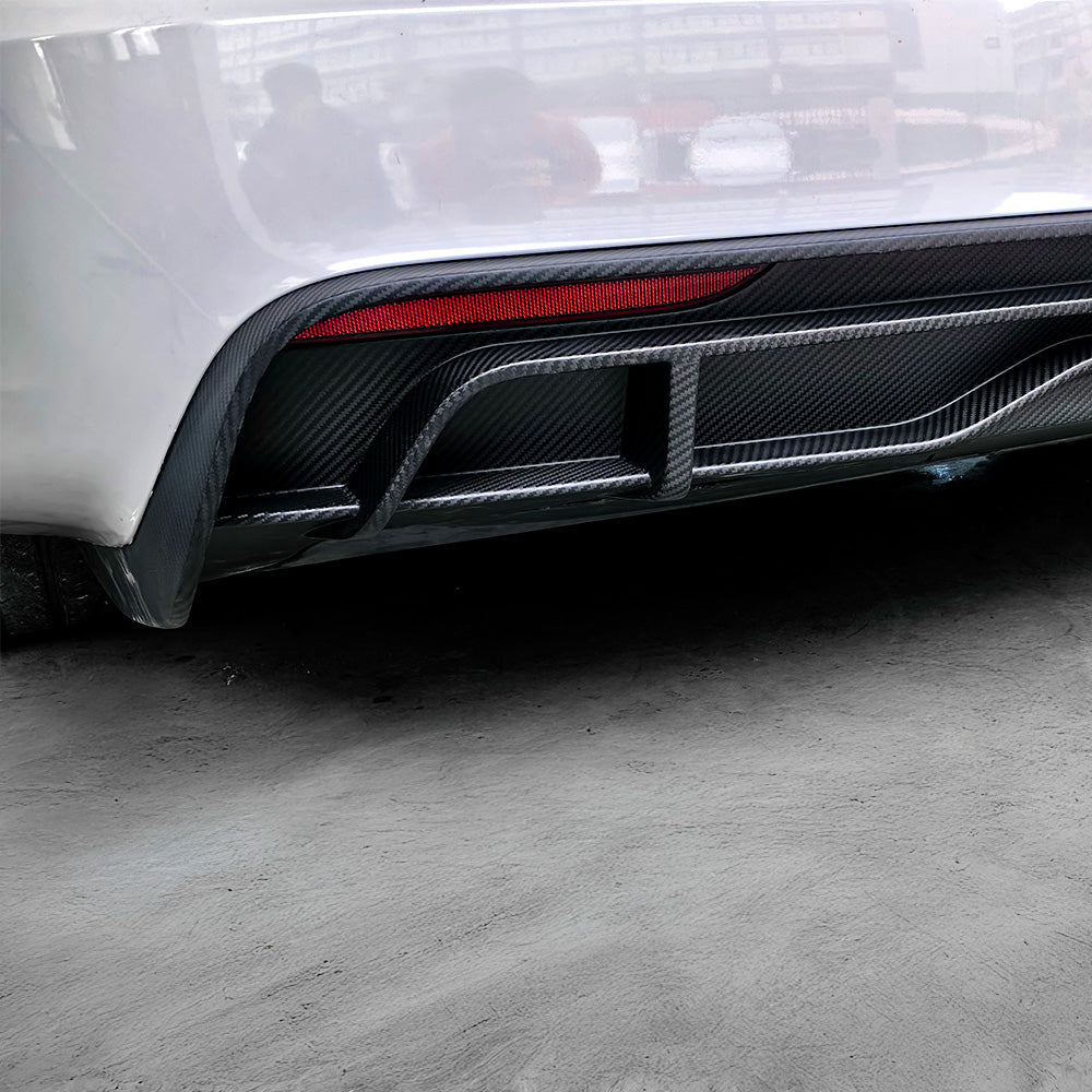 Carbon Fiber Rear Diffuser Replacement for Tesla Model S (2021–2025 ...