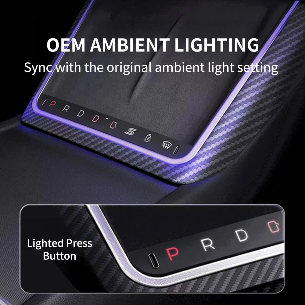 Model Y Juniper 2025+ Console Button Panel | Gear & Shortcuts – Yeslak