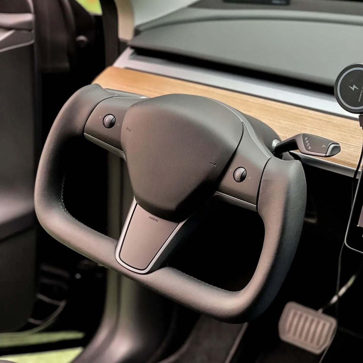 Custom Yoke Steering Wheel for Tesla Model 3 & Model Y | Heated ...
