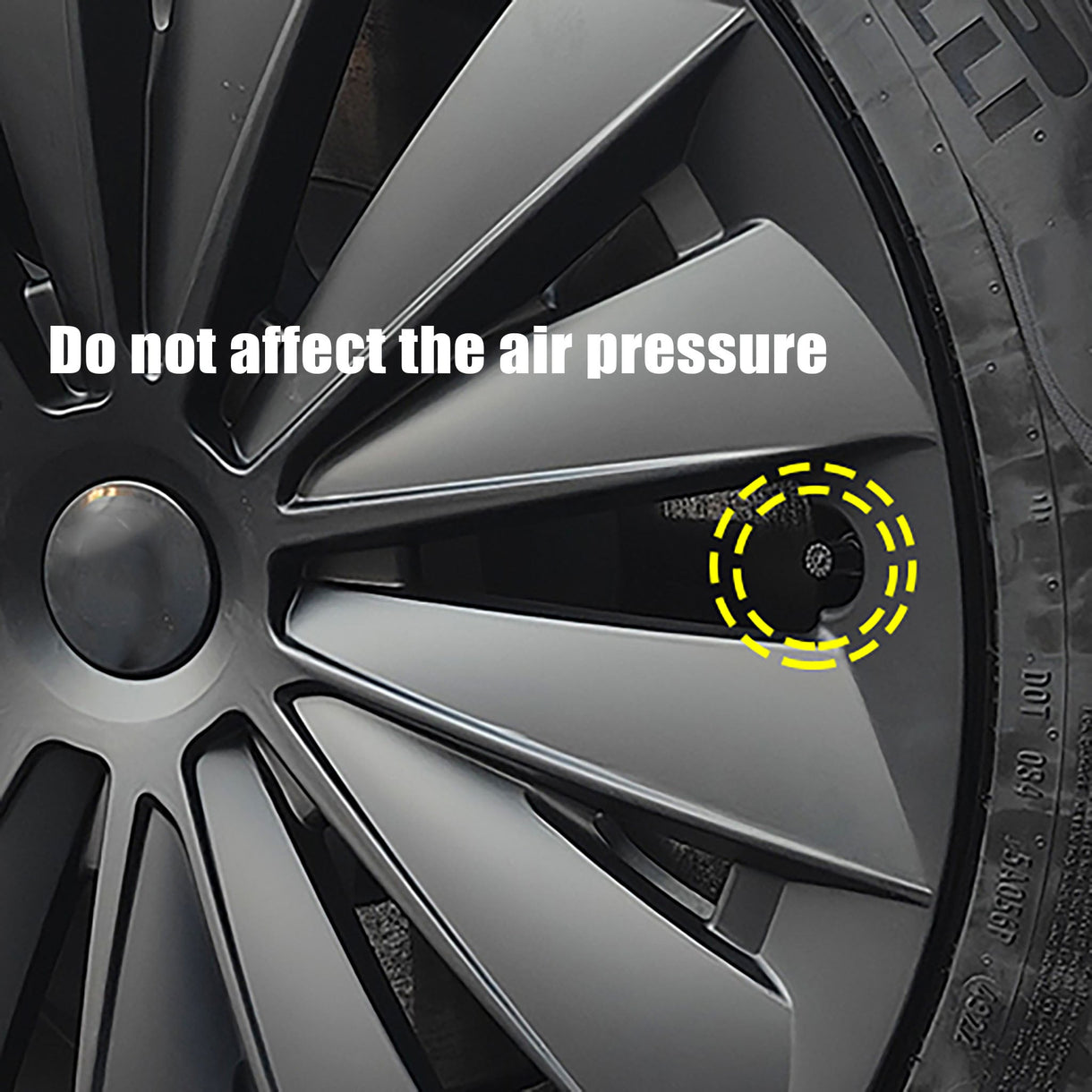 1 Pcs of Cyclone-style Hubcaps For Tesla Model Y 19'' Gemini Wheels ...