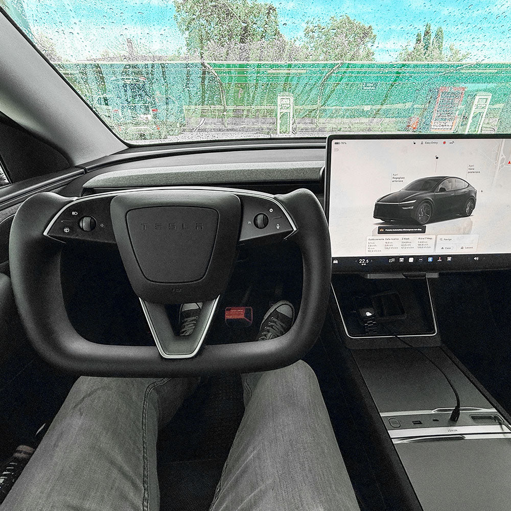 Tesla Model Y Juniper Yoke Steering Wheel (2025+) | Heated Leather ...