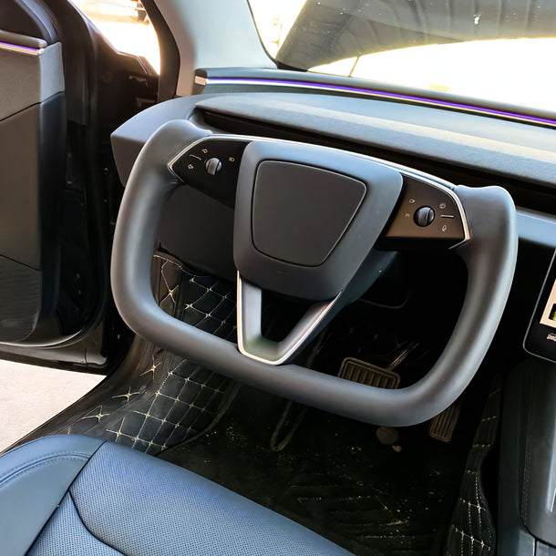 Tesla Model Y Juniper Yoke Steering Wheel (2025+) | Heated Leather ...