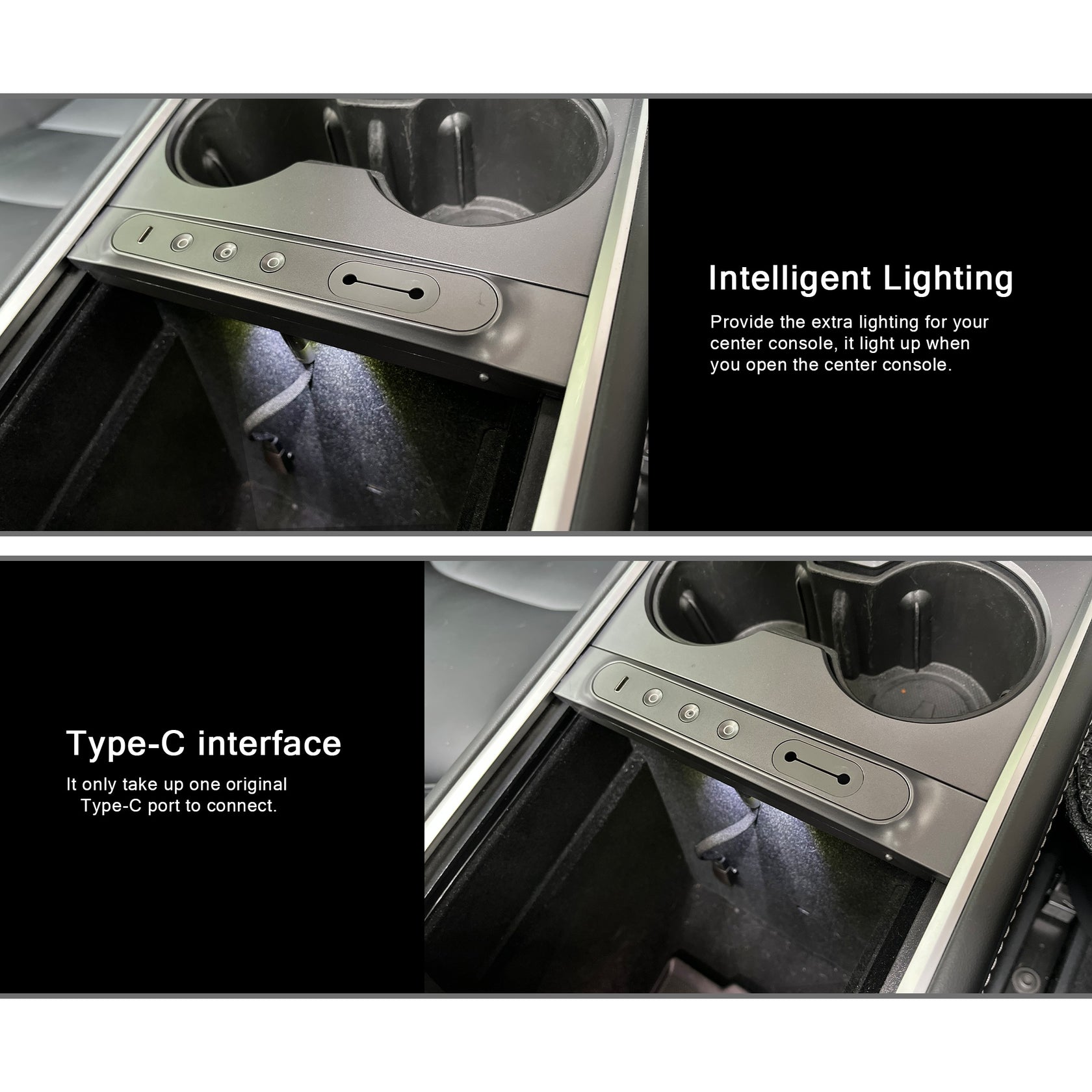 Physical Shortcut Buttons Docking Station For Tesla Model 3/Y 2021 ...