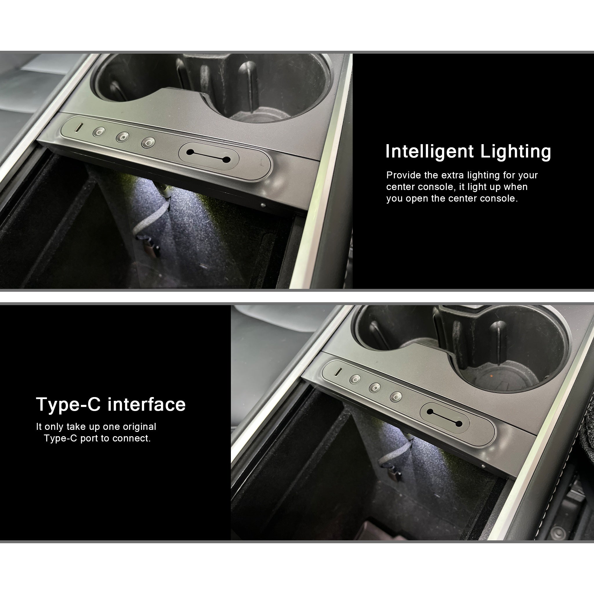 Physical Shortcut Buttons Docking Station For Tesla Model 3/Y 2021 ...