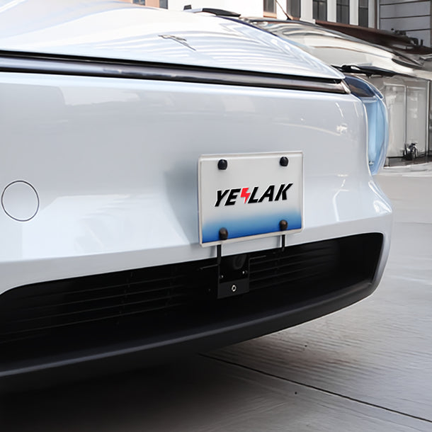 Premium Anti-Theft License Plate Holder for 2025+ Tesla Model Y Junipe ...