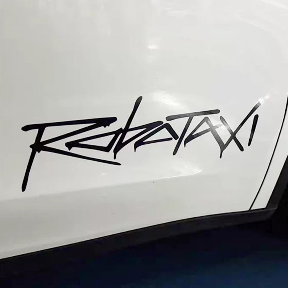 Tesla Robotaxi Exterior Sticker – Premium PVC Decal – Yeslak Tesla ...
