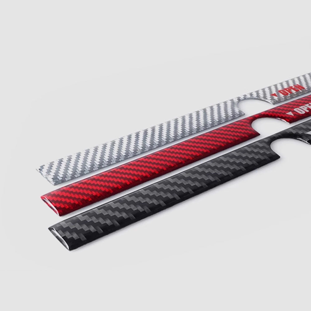 Carbon Fiber Trunk Button Accent Sticker Tesla Model Y Juniper 2026 ...