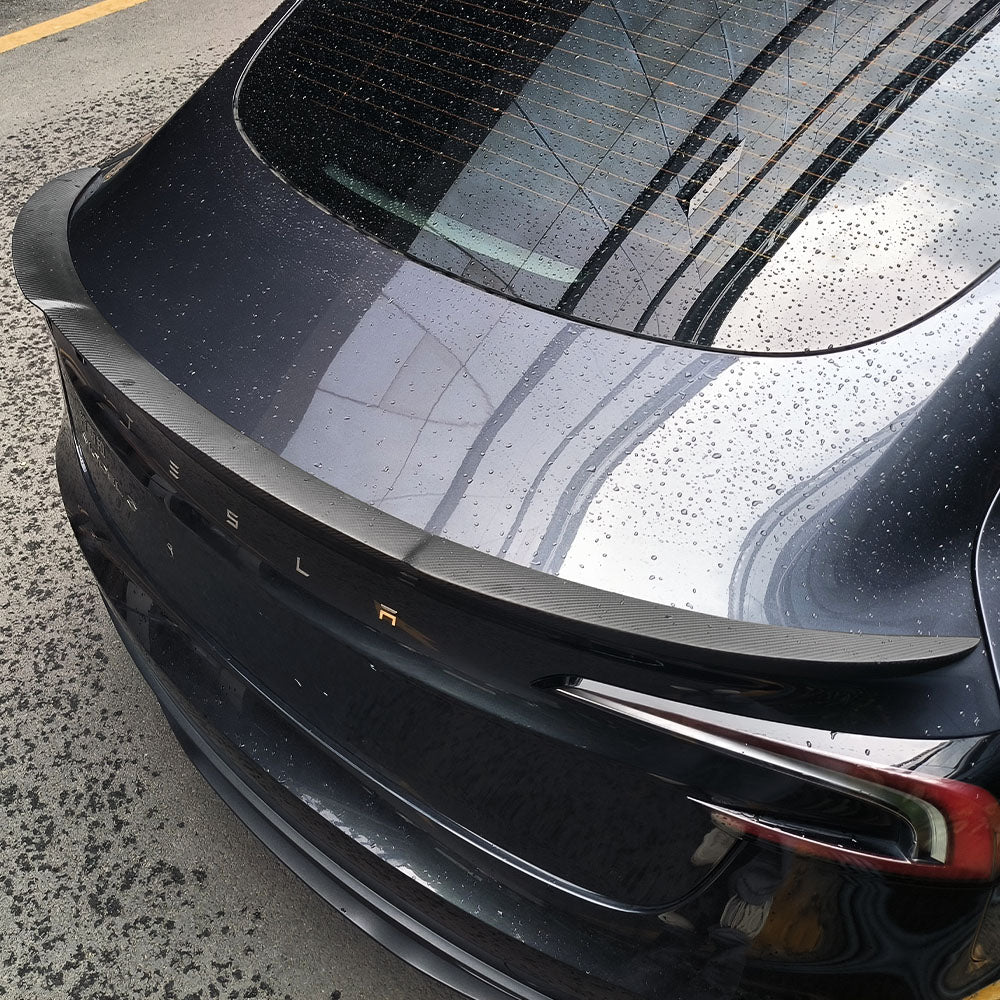 Tesla Model 3 Highland RZ-Style Carbon Fiber Trunk Spoiler (2024+) – Yeslak