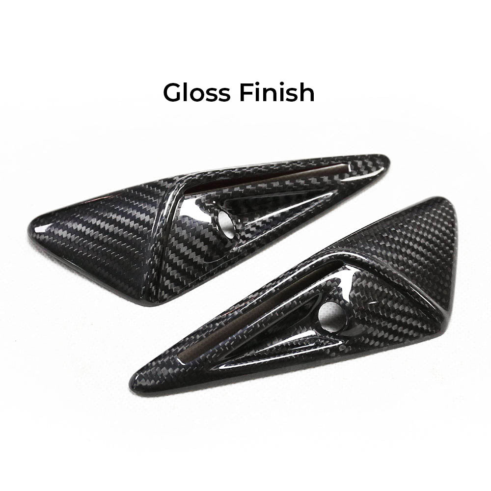 Real Carbon Fiber Side Camera Cover For Pre-Refresh Model S/X (2016 ...