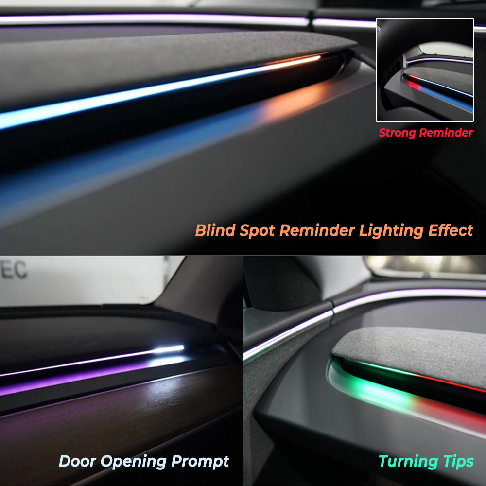 Tesla Model 3/Y LED Ambient Light Kit 2017–2025+ | RGB & Alerts – Yeslak