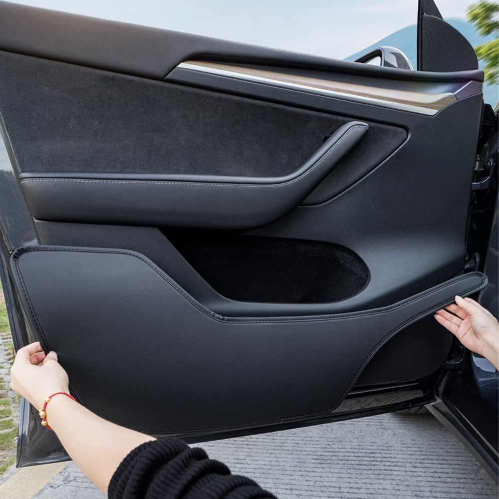 Tesla Model 3 & Model Y Door Kick Protectors – Anti-Scratch, Waterproo ...
