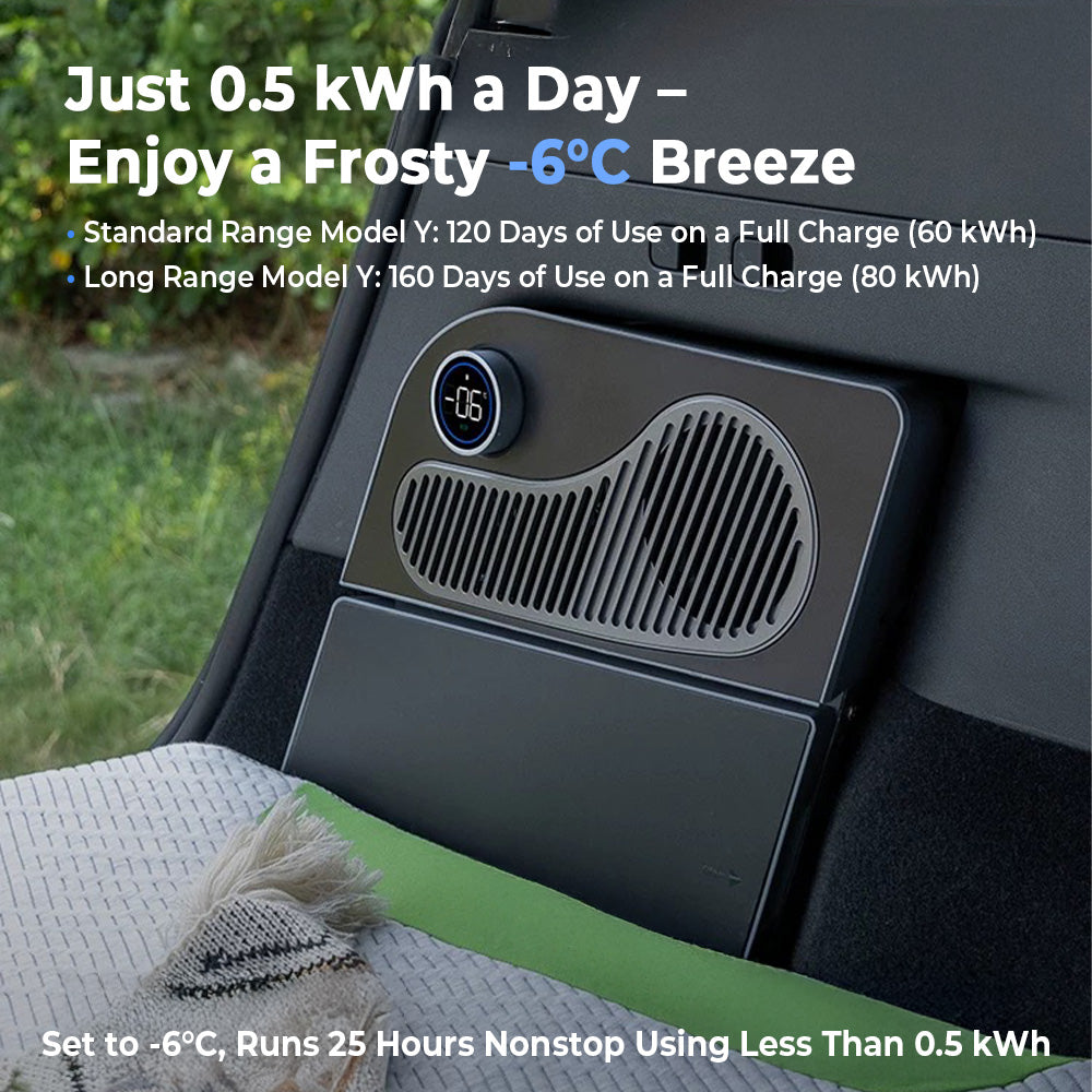 Tesla Model Y Refrigerator – App-Controlled 16L Cooler (Fits 2020–2025 ...