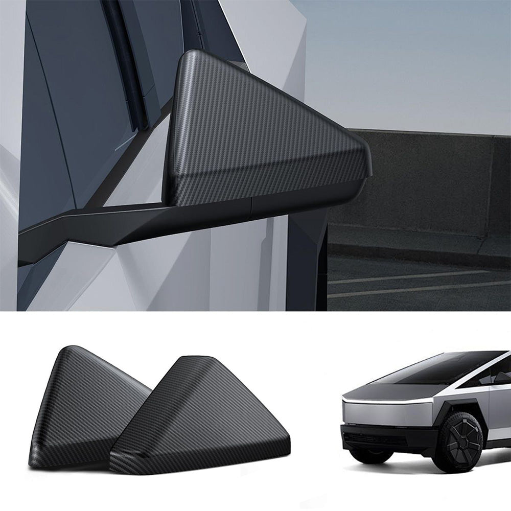 Carbon Fiber Mirror Caps for Tesla Cybertruck | Gloss/Matte Finish ...