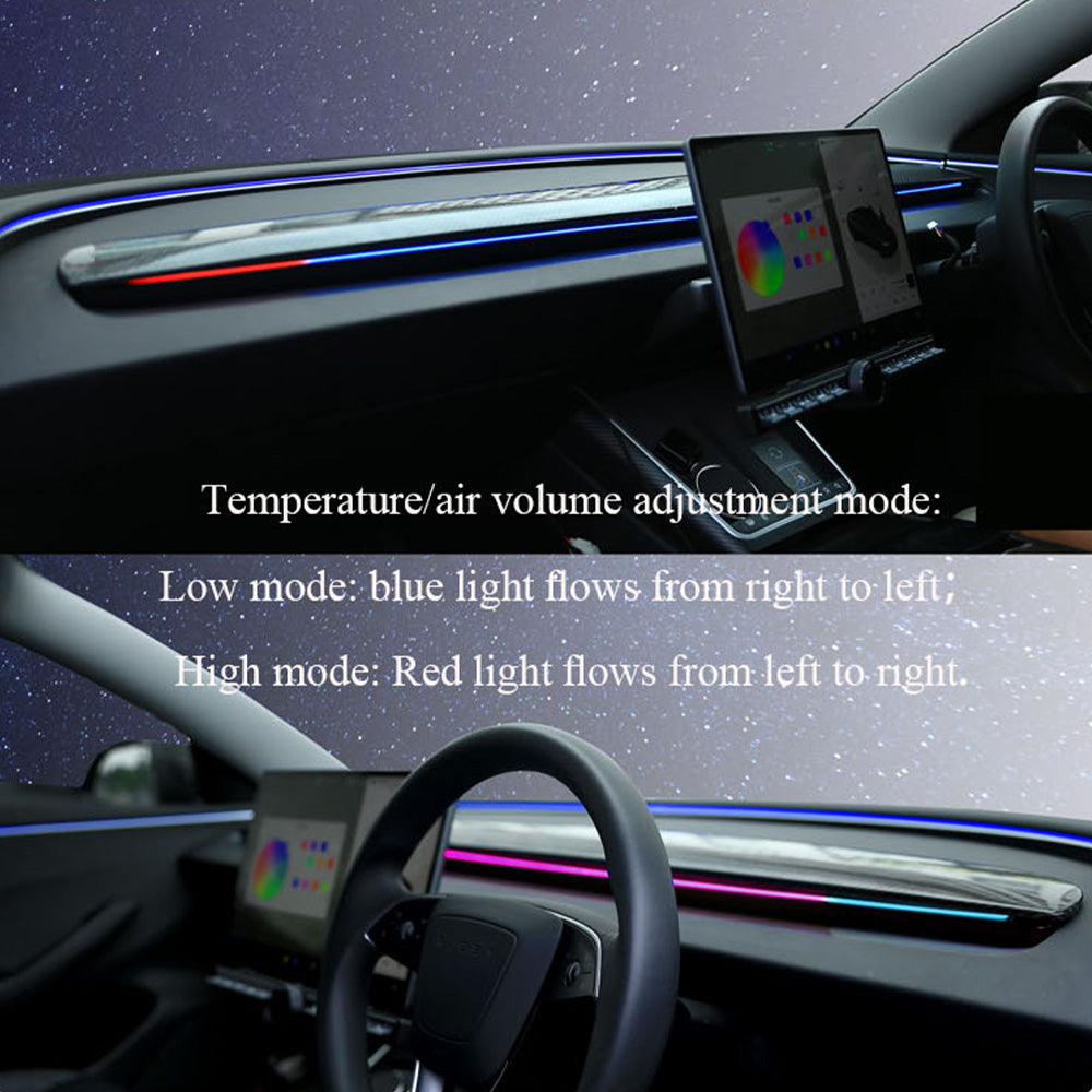 Tesla Model 3/Y LED Ambient Light Kit 2017–2025+ | RGB & Alerts – Yeslak