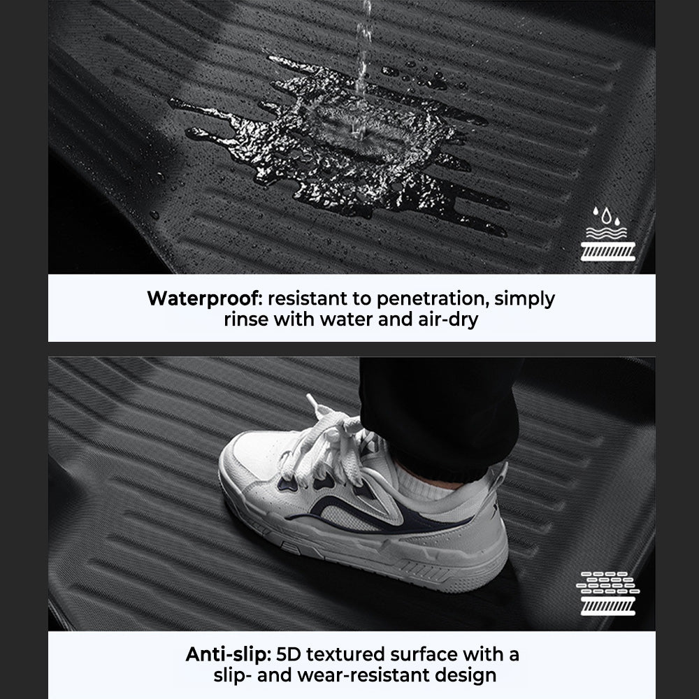 Tesla Model YL Custom-Fit TPE All-Weather Floor Mats – Yeslak Tesla ...