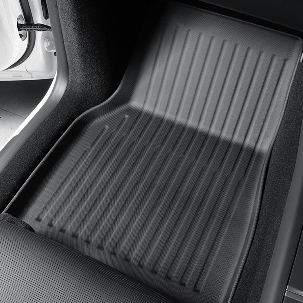 Tesla Model YL Custom-Fit TPE All-Weather Floor Mats – Yeslak Tesla ...