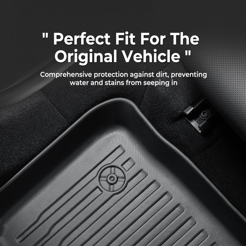 Tesla Model YL Custom-Fit TPE All-Weather Floor Mats – Yeslak Tesla ...