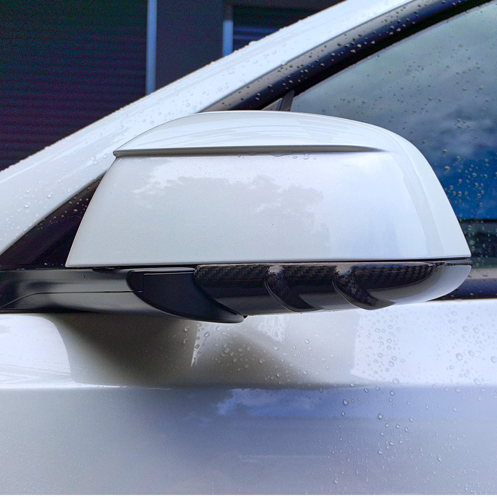 Carbon Fiber Mirror Lower Covers for 2020–2026+ Tesla Model Y & Juniper ...