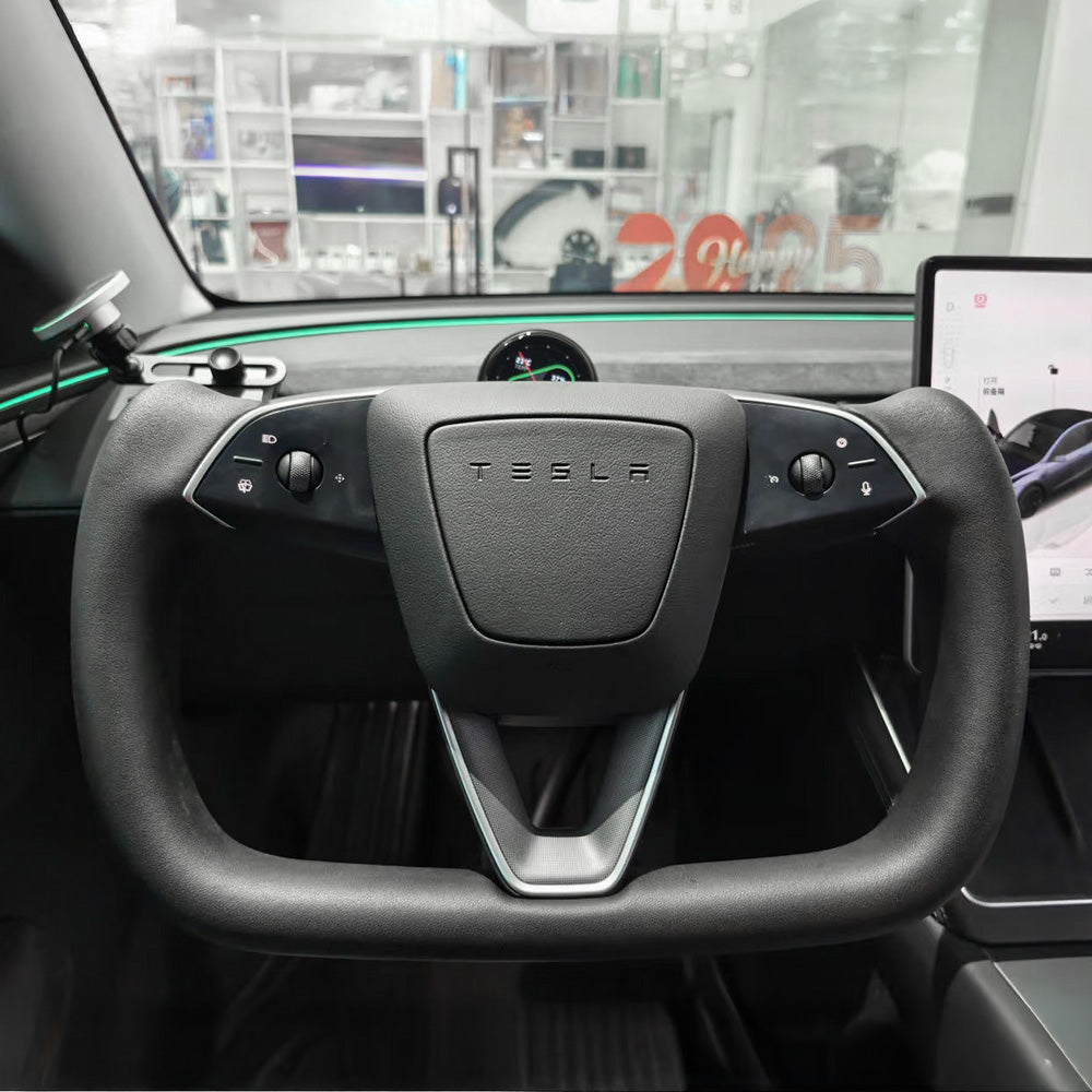 Tesla Model Y Juniper Yoke Steering Wheel (2025+) | Heated Leather ...