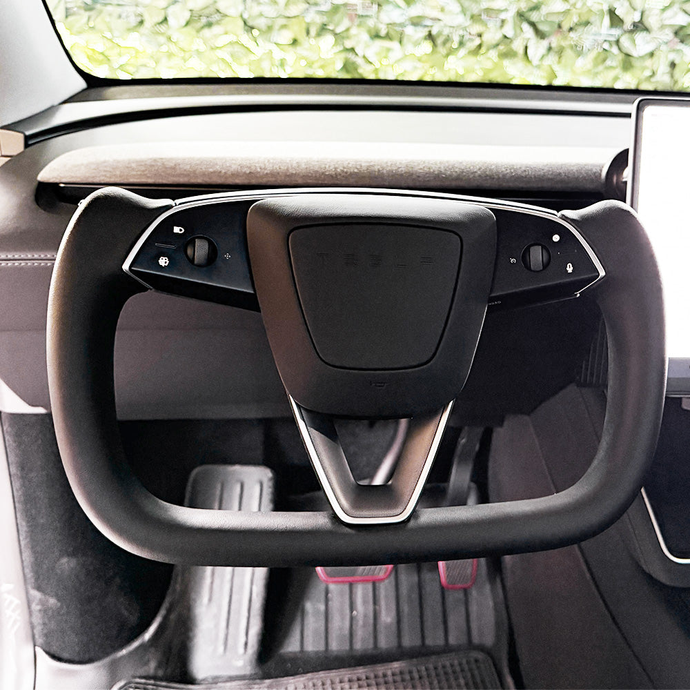 Tesla Model Y Juniper Yoke Steering Wheel (2025+) | Heated Leather ...