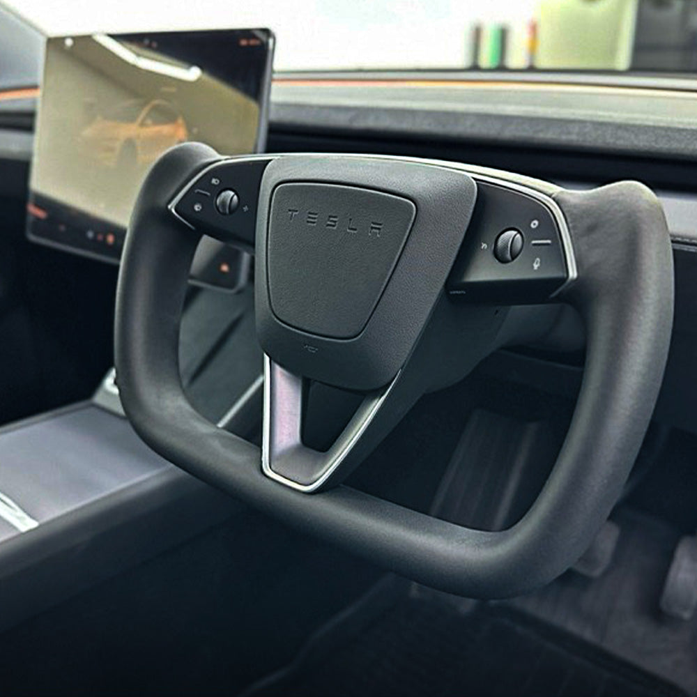 Tesla Model Y Juniper Yoke Steering Wheel (2025+) | Heated Leather ...
