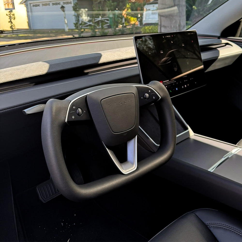 Tesla Model Y Juniper Yoke Steering Wheel (2025+) | Heated Leather ...