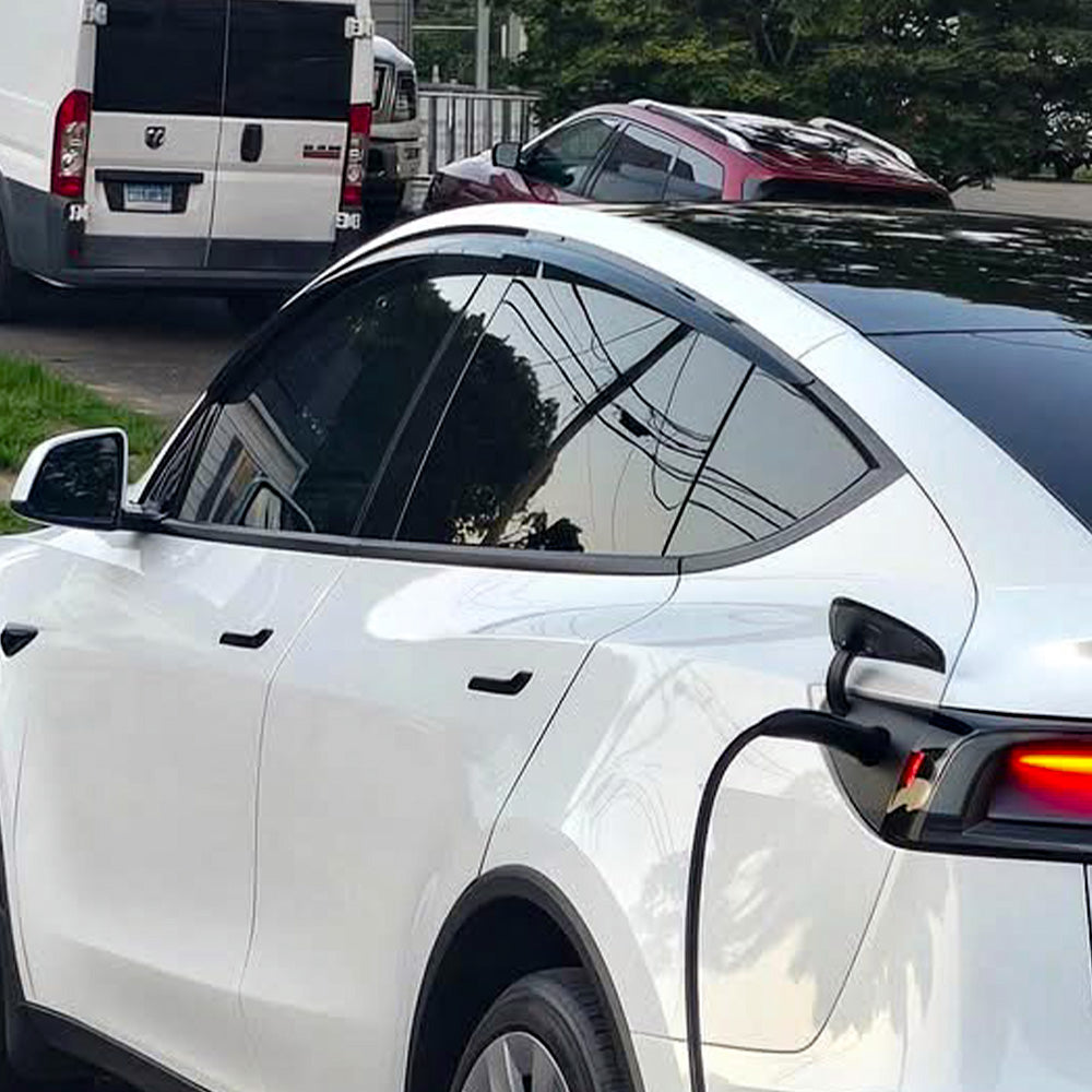 Tesla Model Y Rain Guards 2020-2026+ Premium Side Window Visors & Wind ...