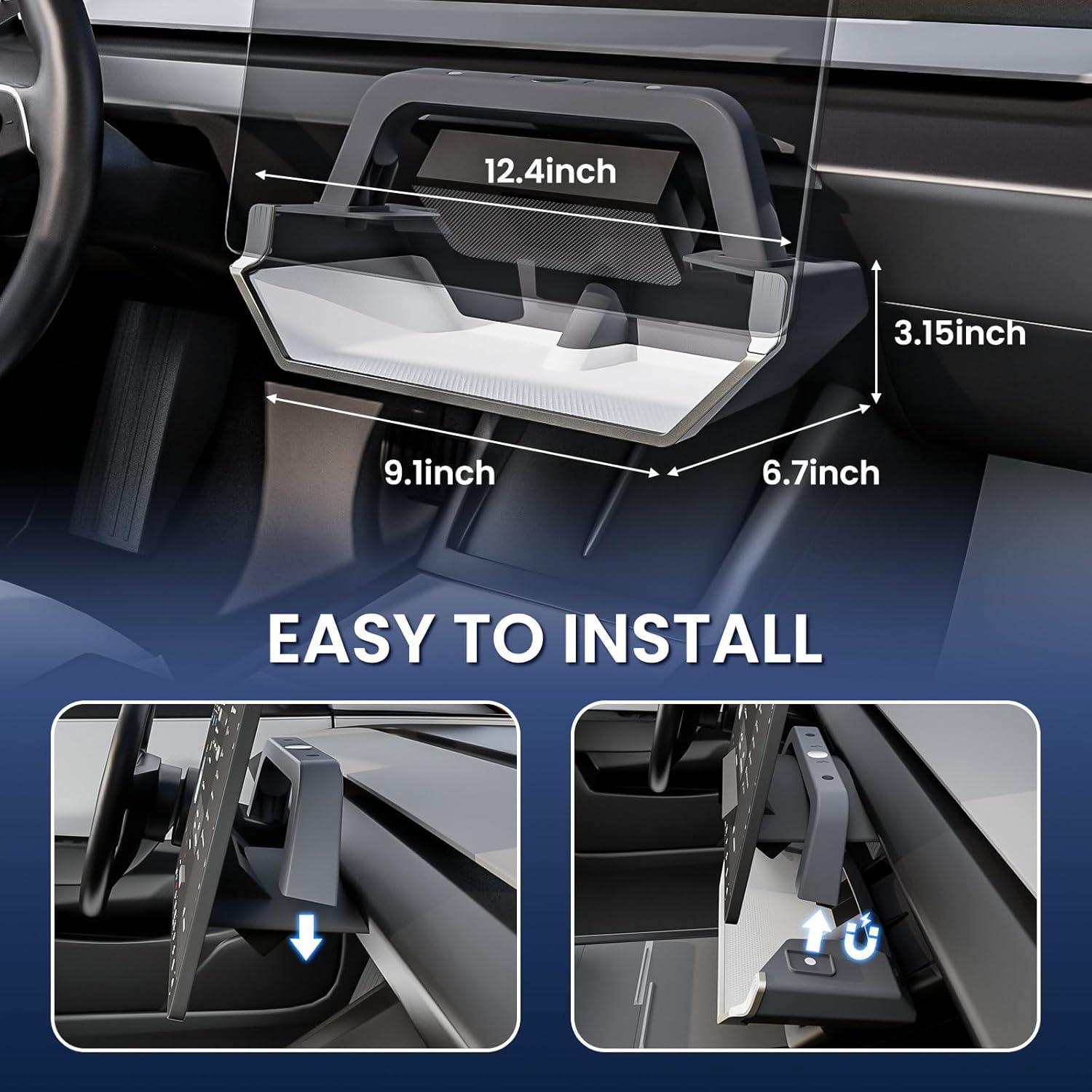 Under Screen Storage Organizer for Model Y Juniper / 3 Highland ...