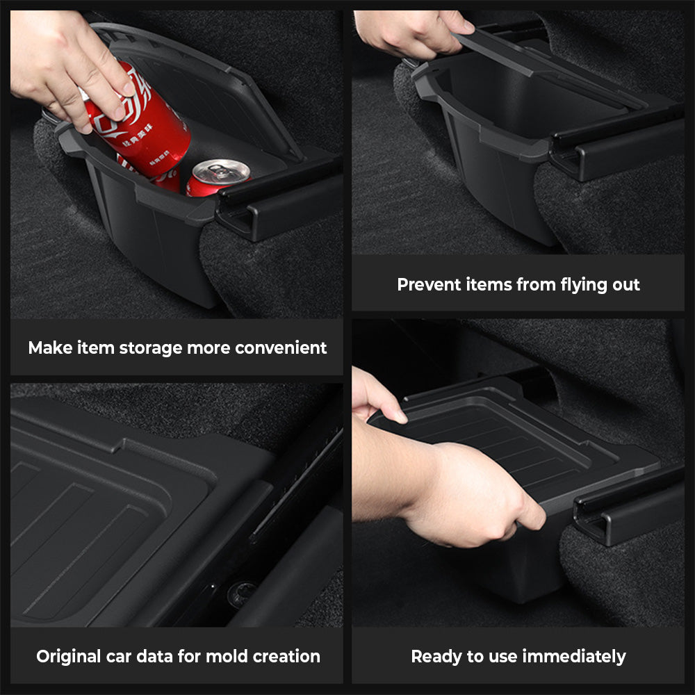 Upgraded Rear Center Console Storage Box for 2025+ Tesla Model Y Junip ...
