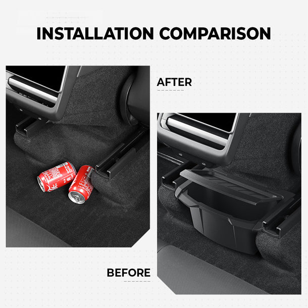 Upgraded Rear Center Console Storage Box for 2025+ Tesla Model Y Junip ...