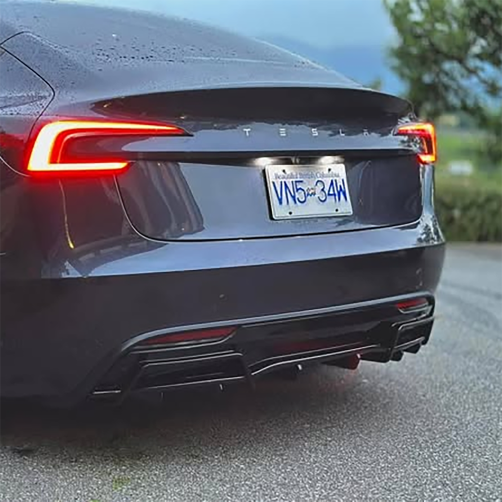 YESLAK Sporty Rear Diffuser For Tesla Model 3 Highland 2024+ – Yeslak