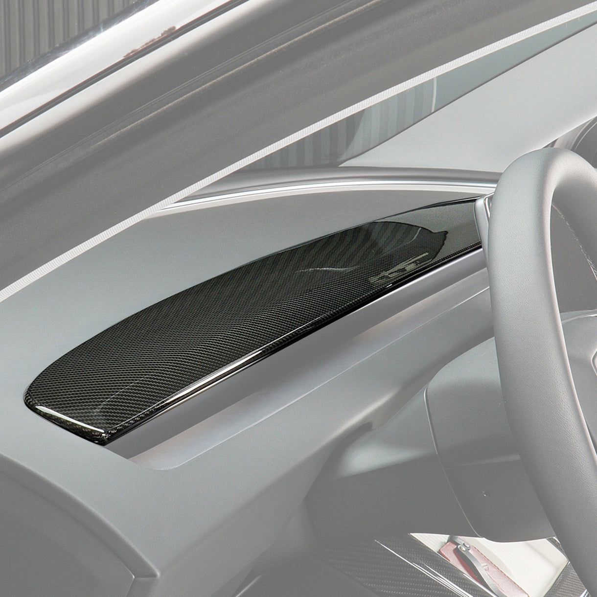 Carbon Fiber Dashboard Replacement for Model Y Juniper 2025+ – Yeslak