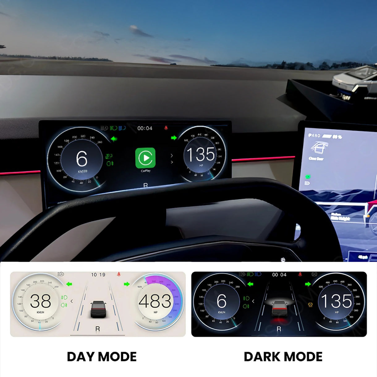 Tesla Cybertruck Screen Display 8.9-Inch Smart Instrument Cluster | Ye ...