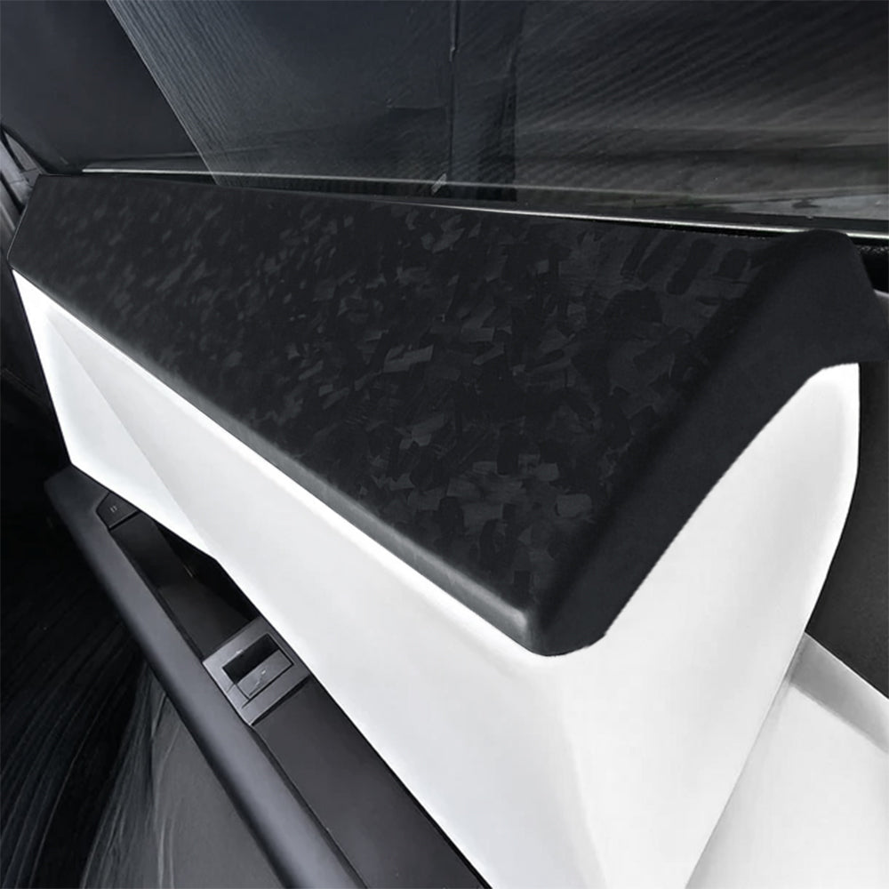 Tesla Cybertruck Forged Carbon Fiber Door Panel Covers (2024+) |YESLAK ...