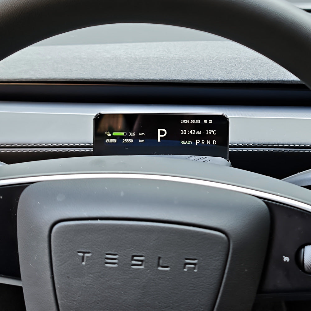 Tesla Smart Gear Shift & LCD Kit for 2026+ Model Y & 2024+ Model 3 ...