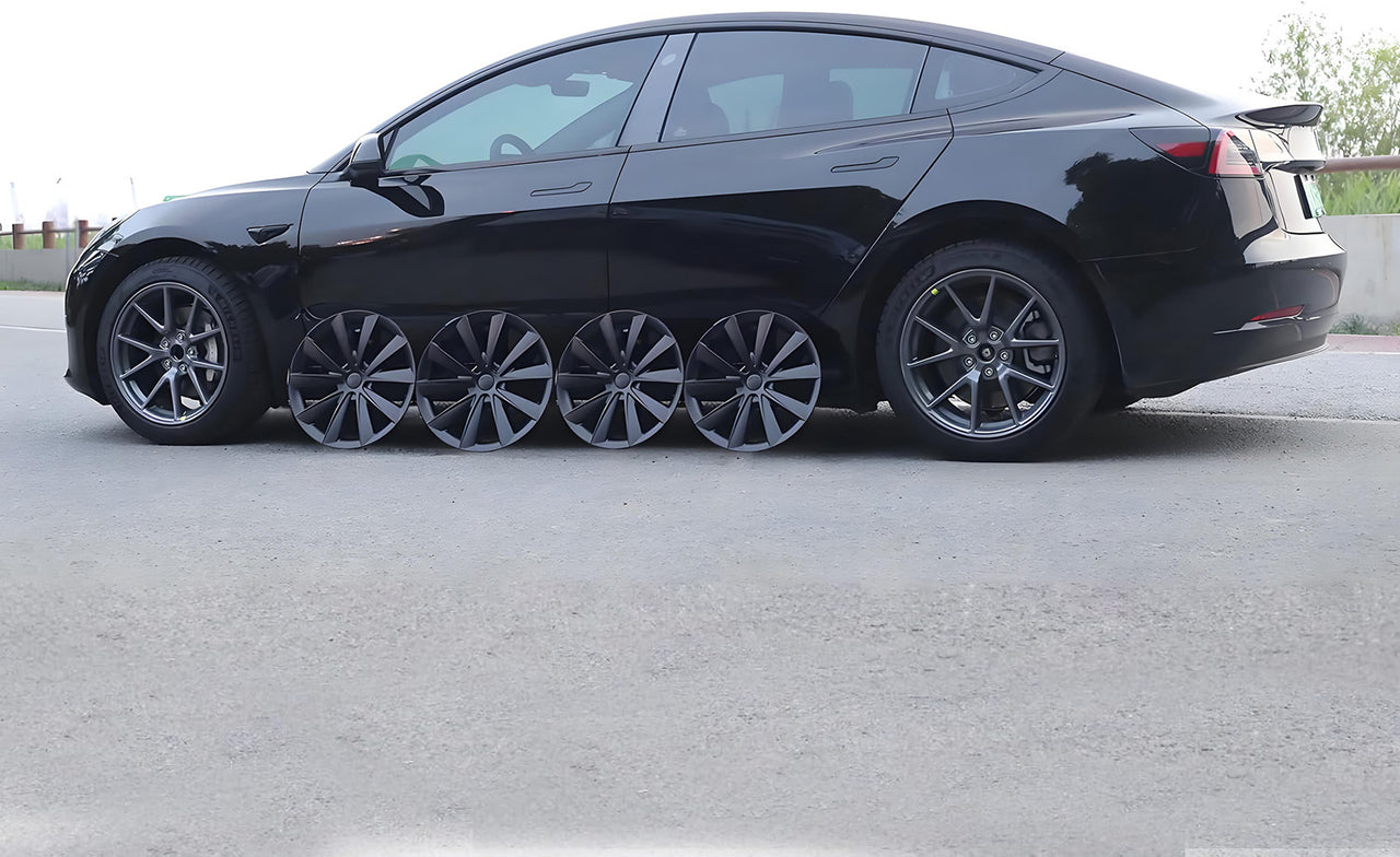 Yeslak Model 3 18" Aero Cyclone Wheel Covers (Set of 4) – Yeslak Tesla ...