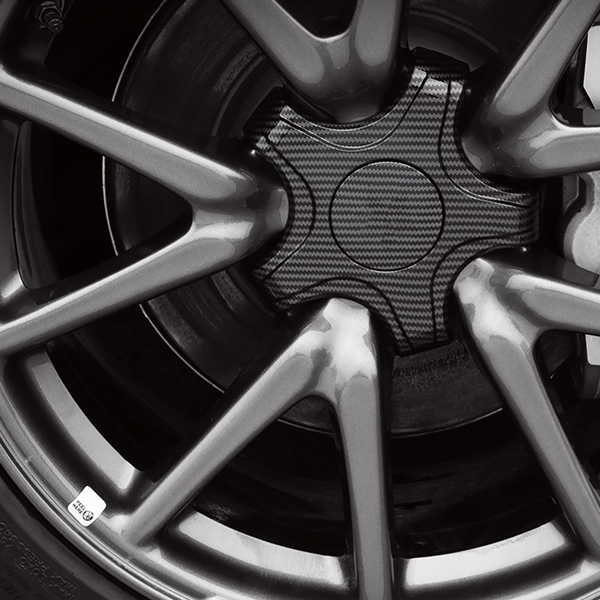 Yeslak Tesla Model 3 Aero Wheel Cap Kit (4-Piece) | Colors