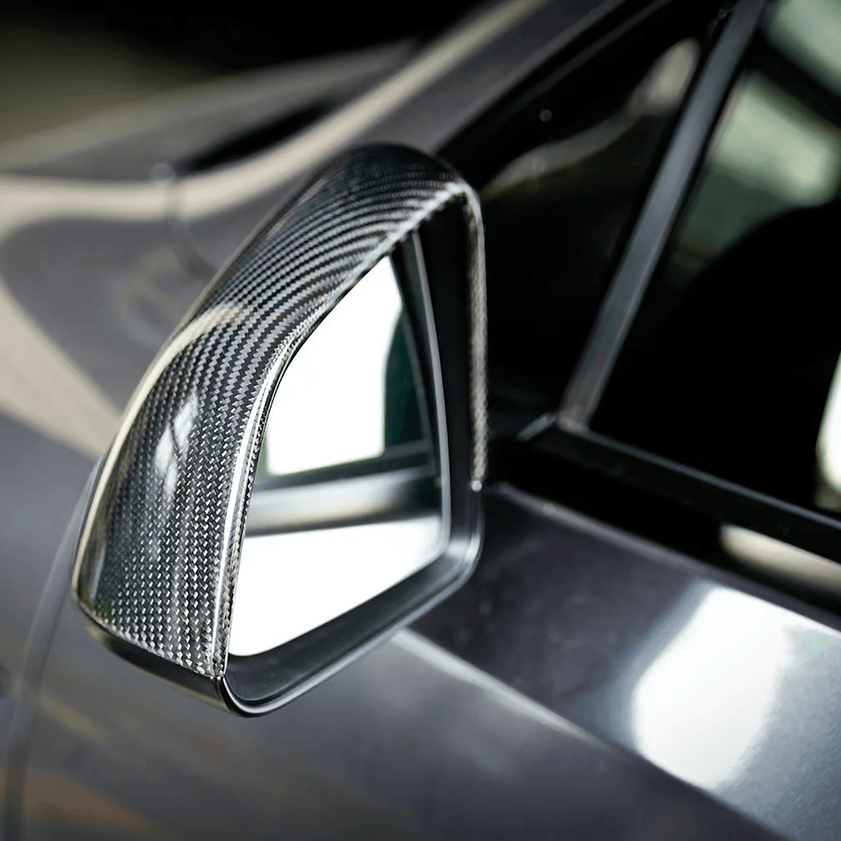 Best Carbon Fiber Side Mirror Cover Wraps For Tesla Model Y – Yeslak ...